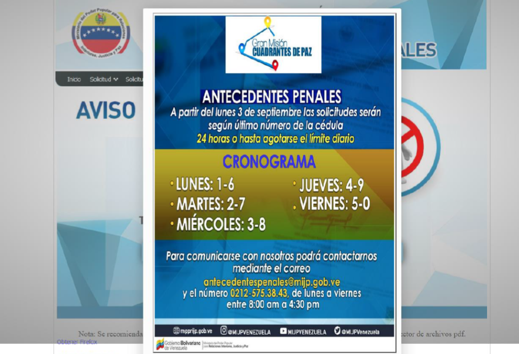 🏅Solicitar antecedentes penales de Venezuela [2021] | Comoseconsigue